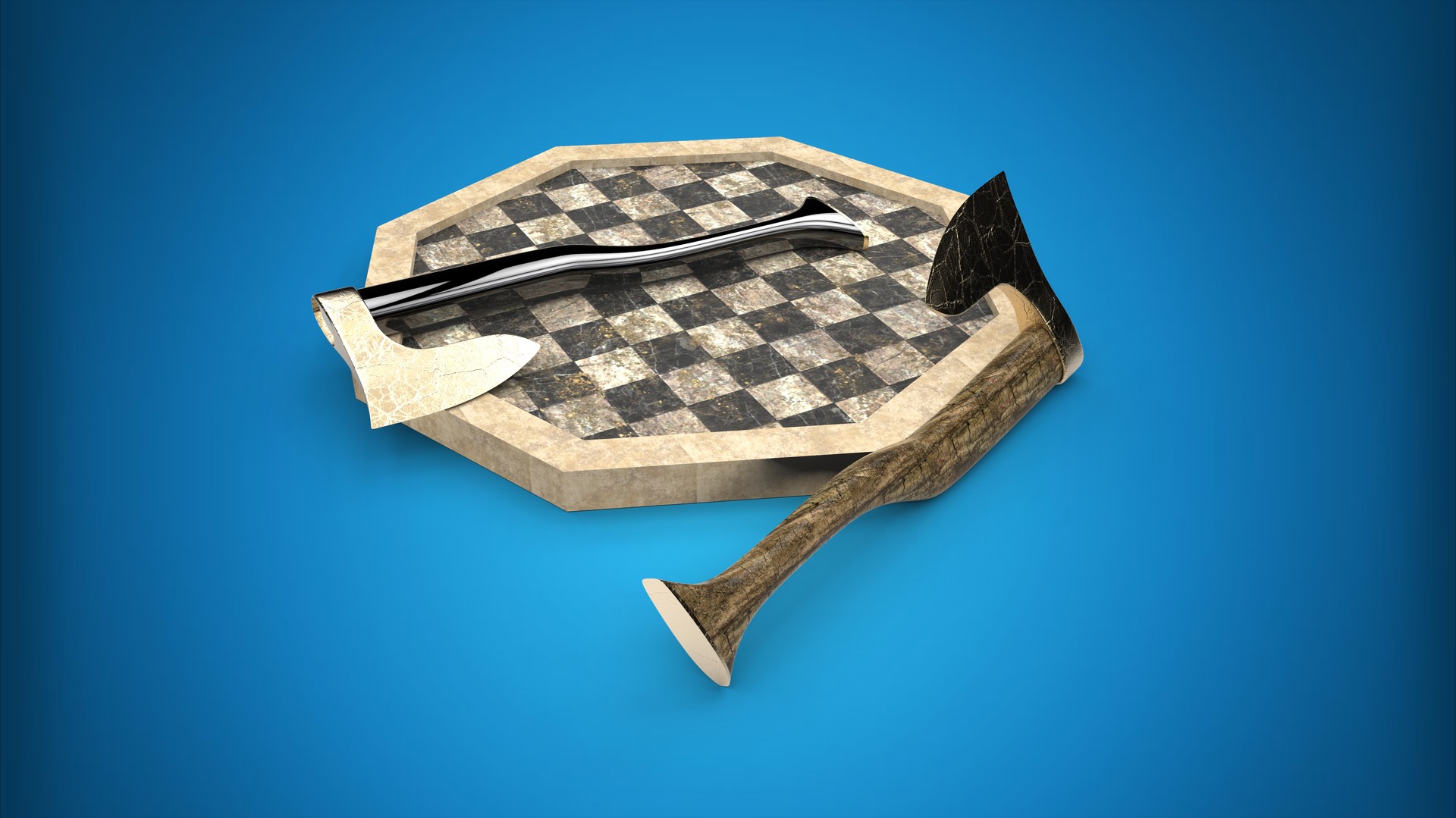 ArtStation - Axe modeling