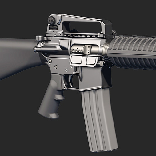 ArtStation - miscellaneous highpoly guns