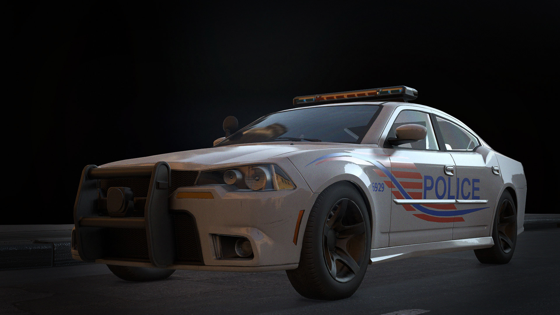 ArtStation - Police car (canceled FPS project)