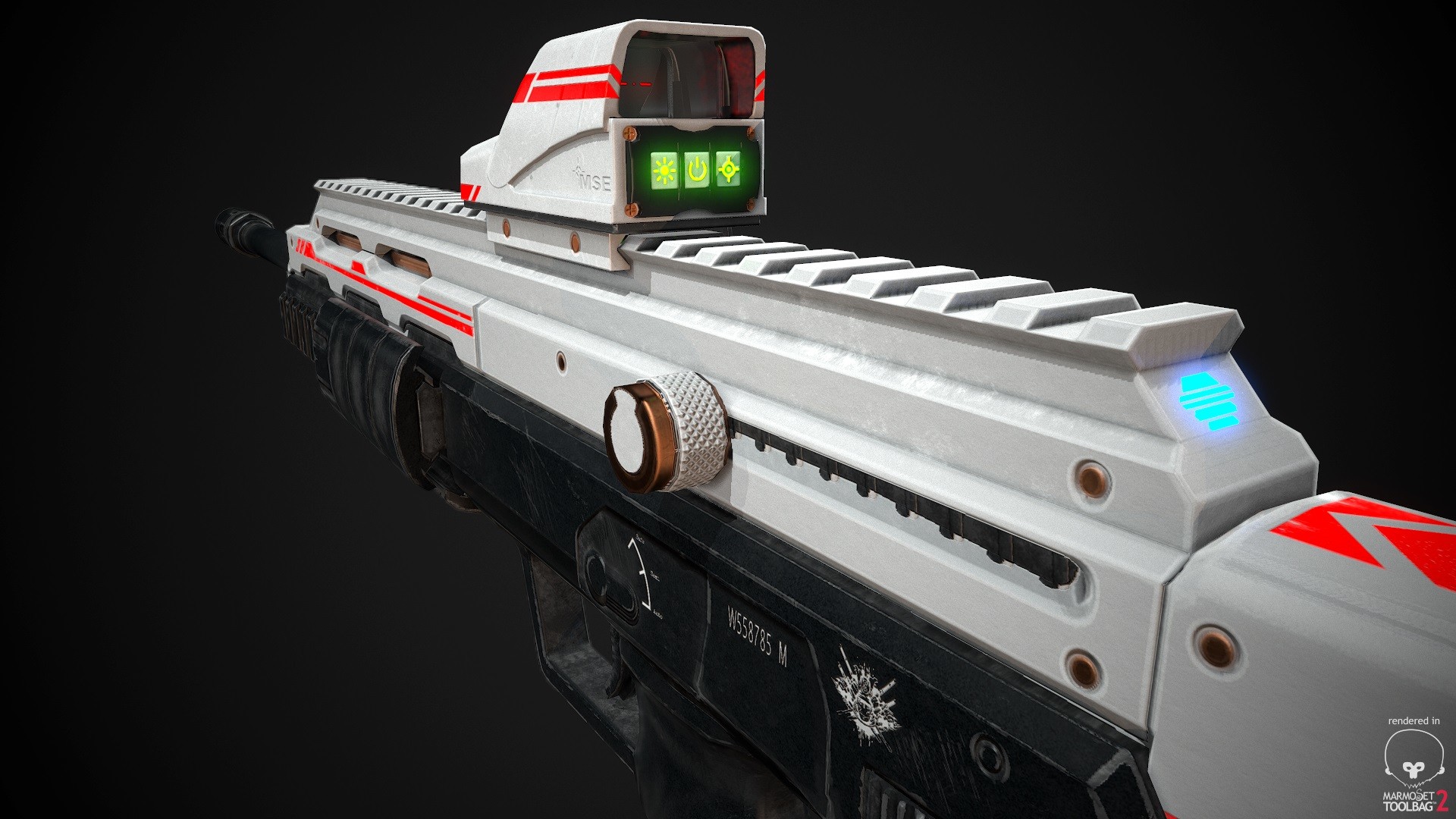 ArtStation - Scifi Rifle