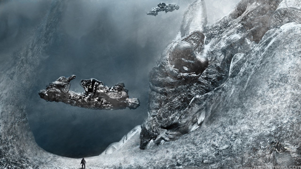 ArtStation - 0023.2014.11.11. Prometheus dreadnought spaceship REDESIGN.