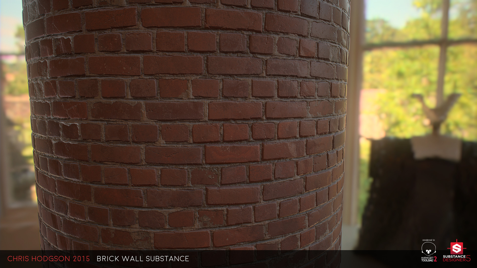 ArtStation - Brick Wall / Substance Designer