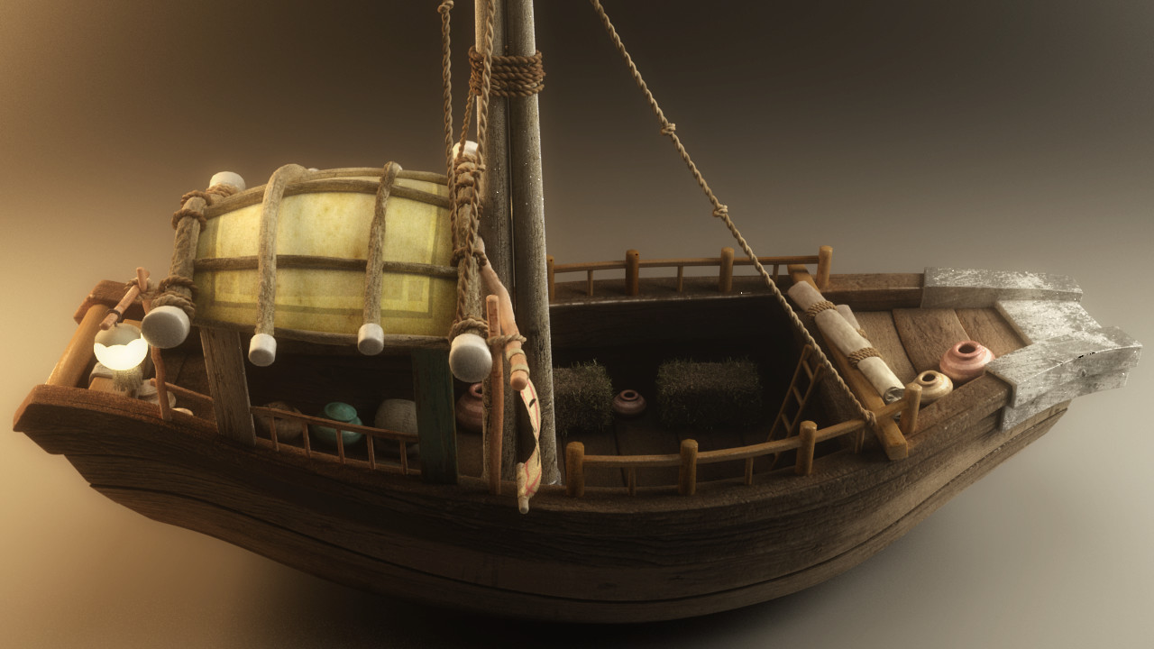 ArtStation - Cartoon ship