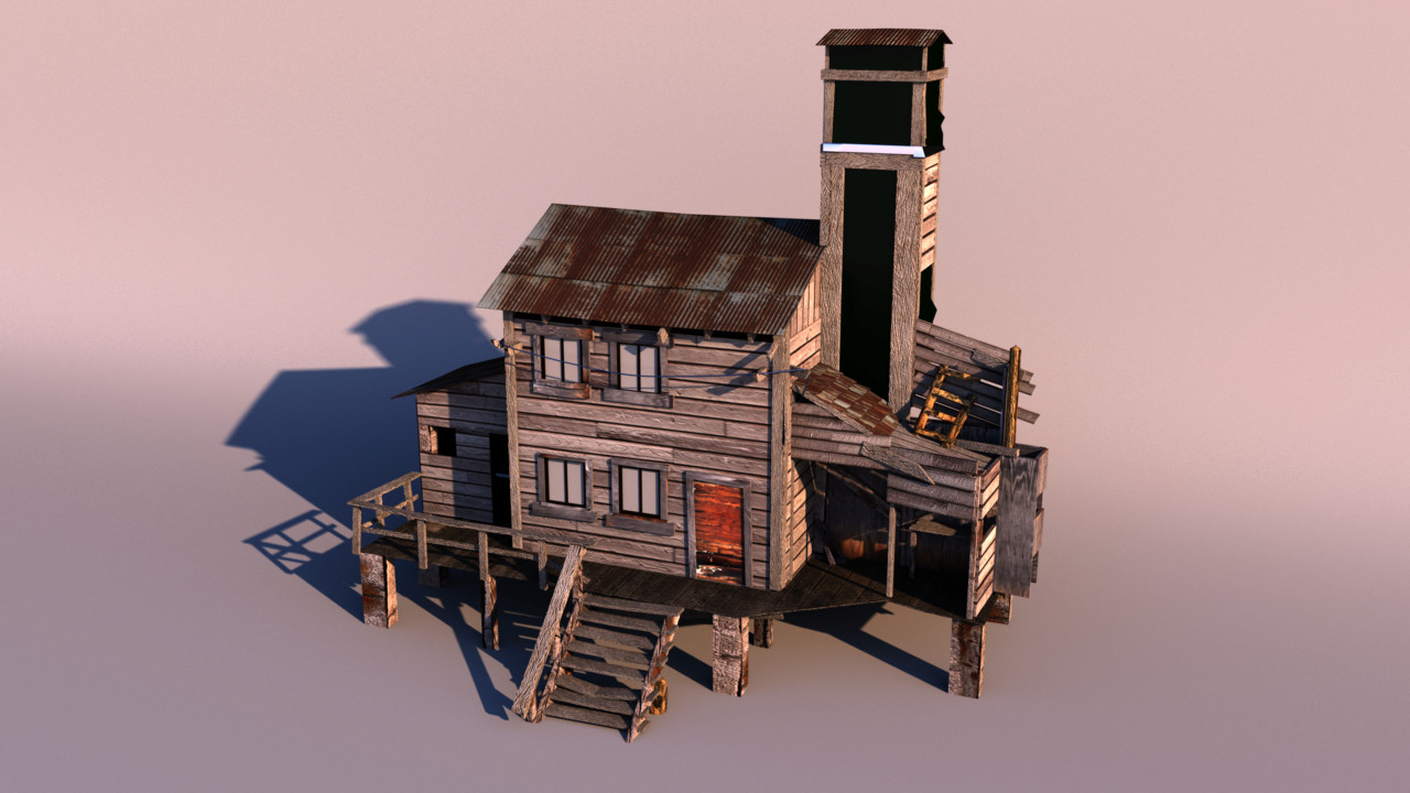 ArtStation - Old Mining House