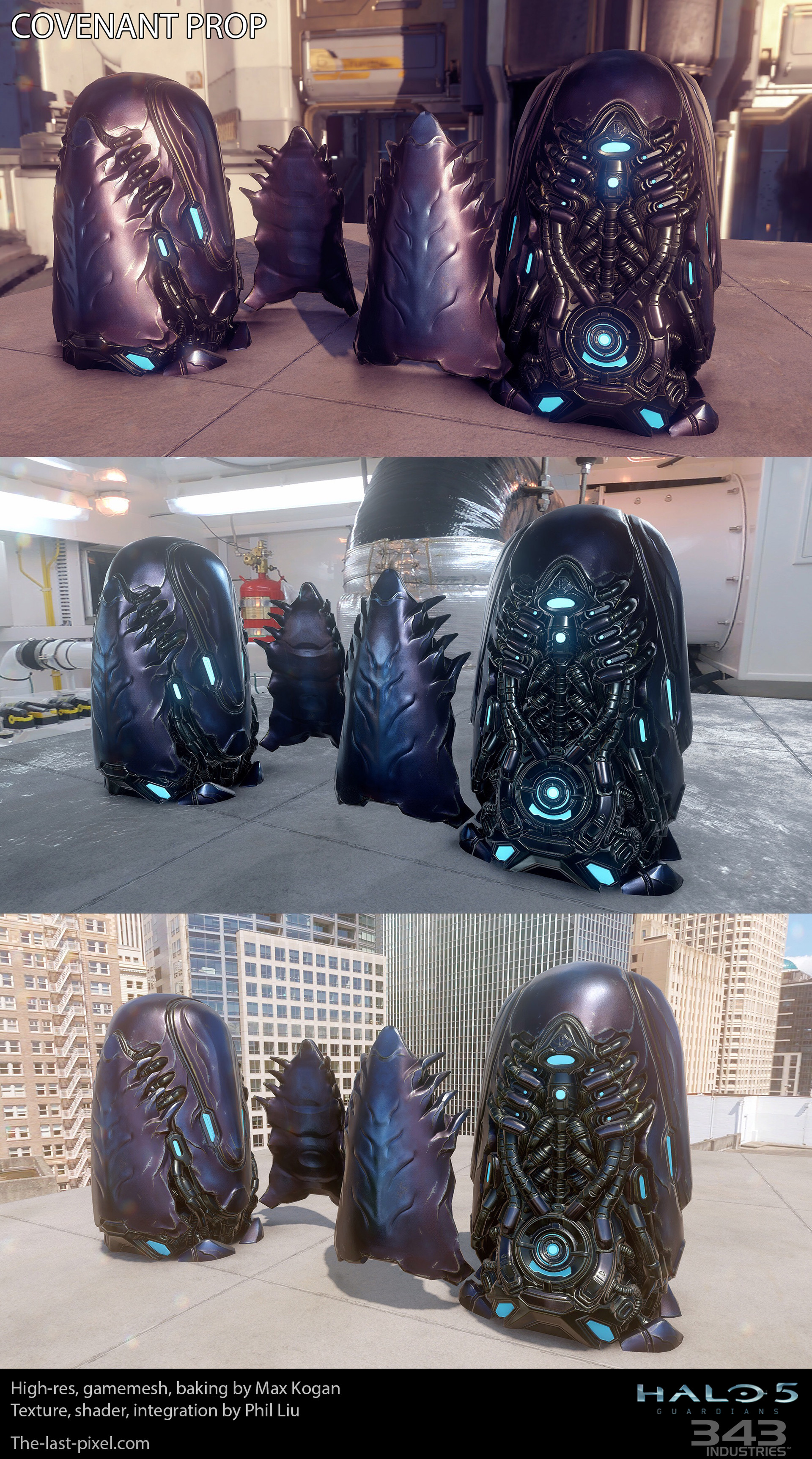 ArtStation - Halo 5 Covenant Prop, Phil Liu