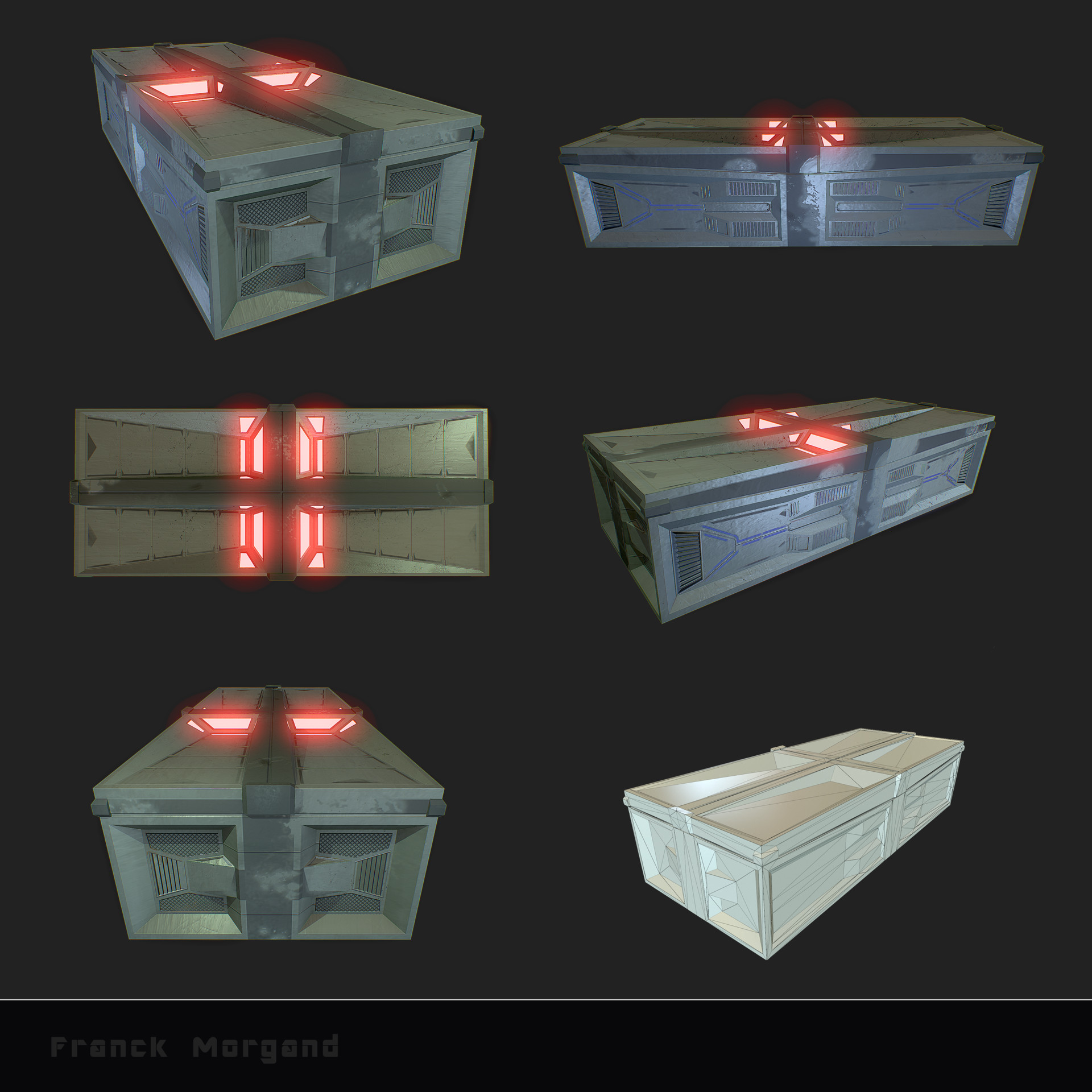 ArtStation - 3D Sci-fi container