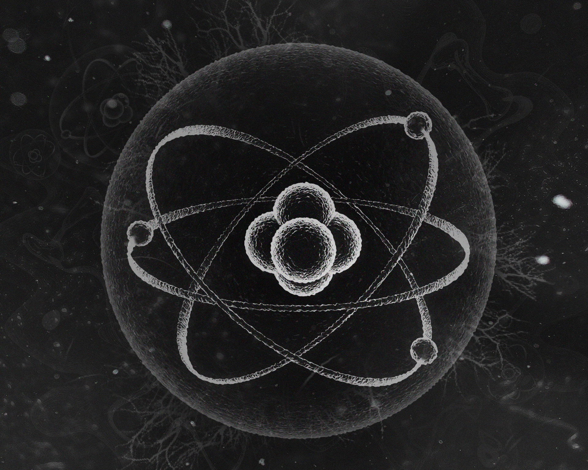 ArtStation - My artistic interpretation of : Electrons floating around ...