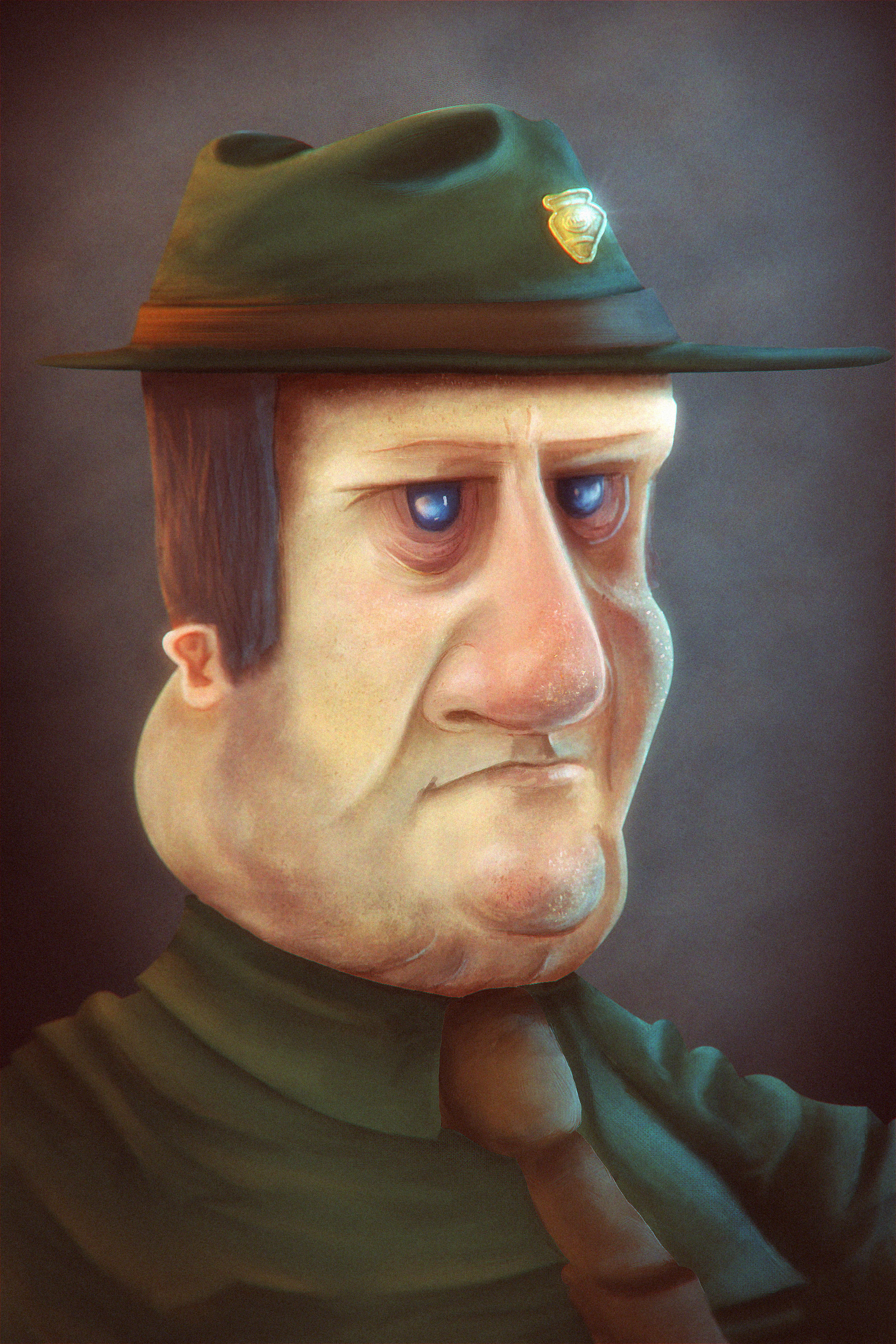 ArtStation - Park Ranger Portrait