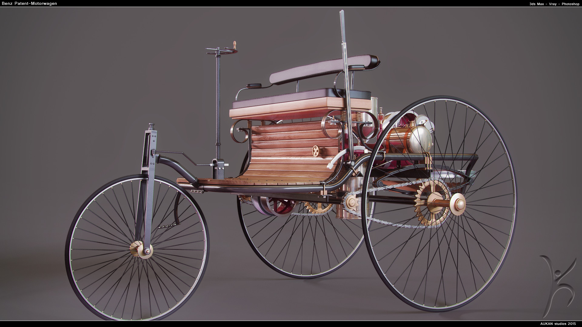 ArtStation - Benz Patent-Motorwagen