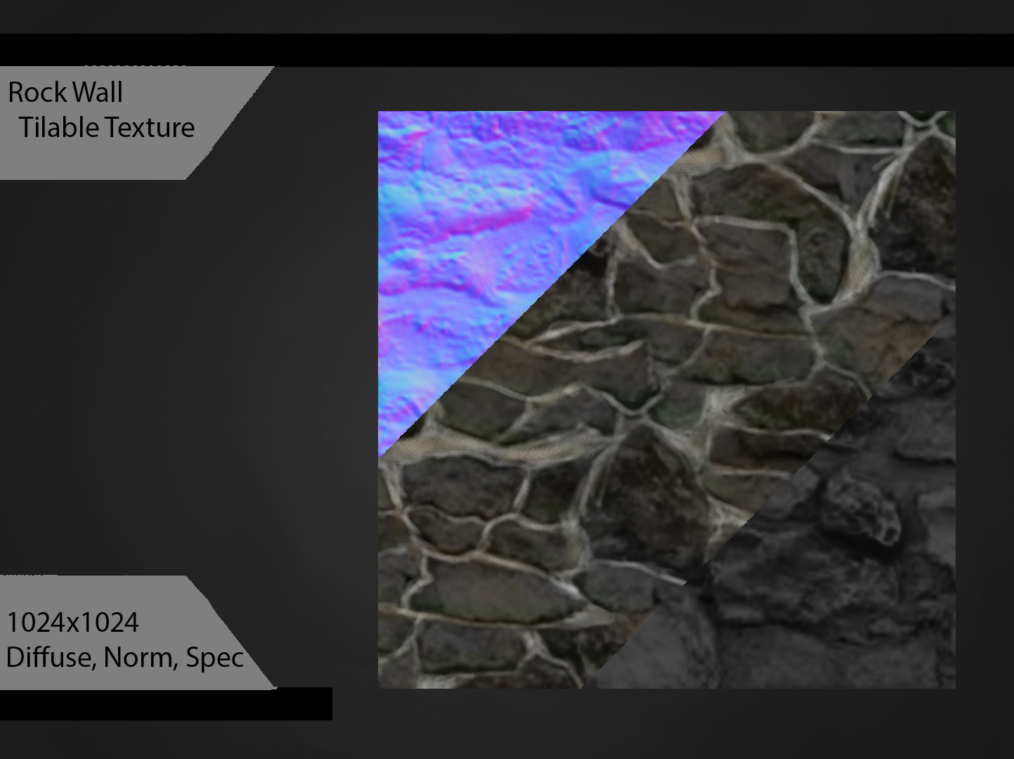 ArtStation - Stone Wall Tilable Texture