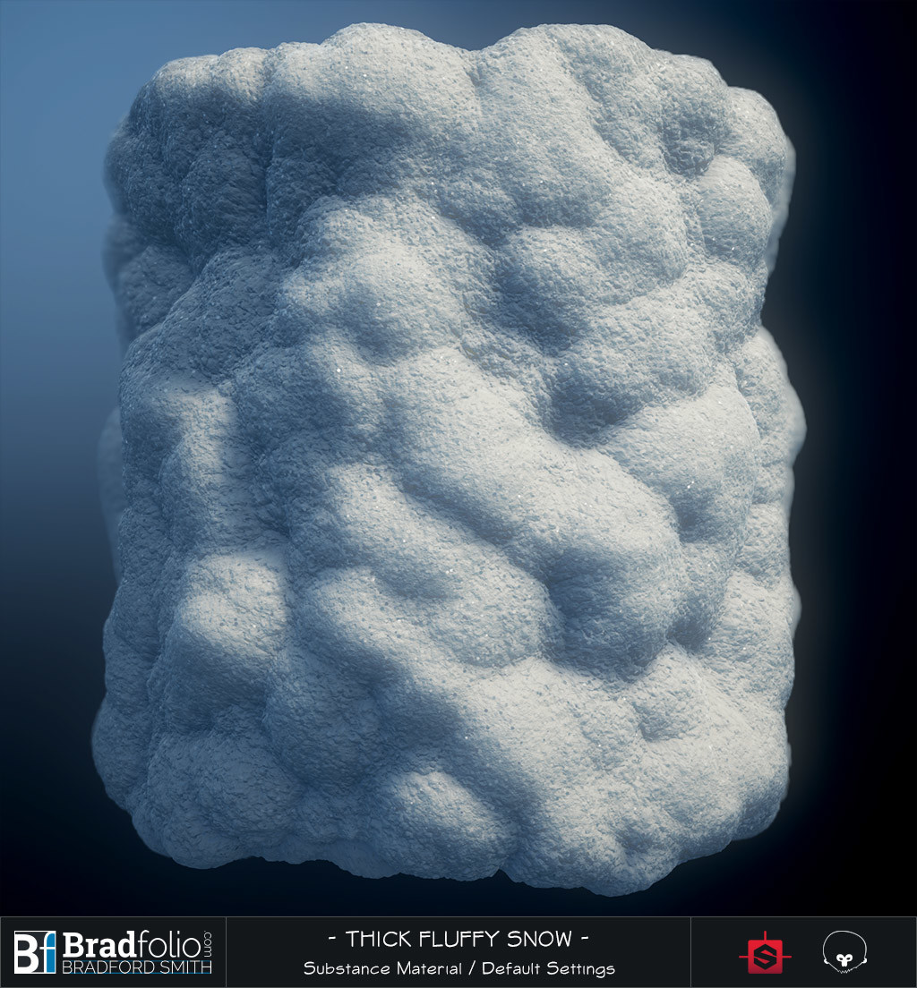 ArtStation - Substance: Fluffy Snow