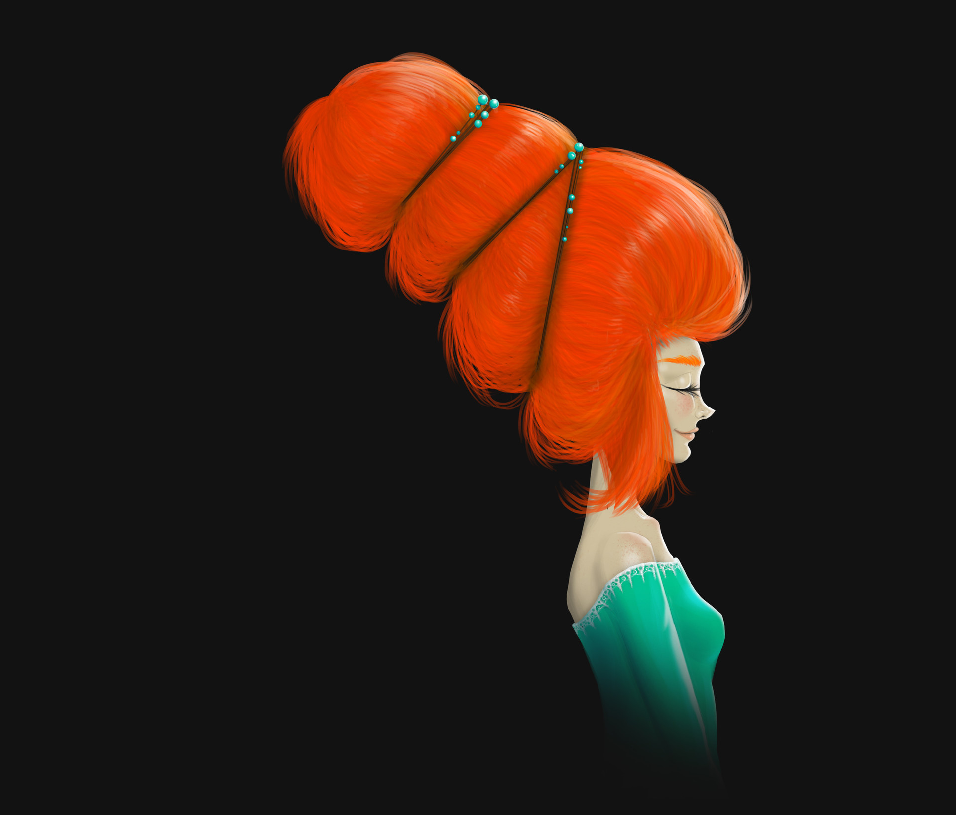ArtStation - Fire Hair, Maria Kreutzmann