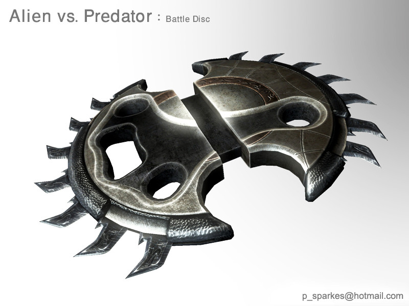 ArtStation - Game Artwork: Alien Vs Predator, Battle Disc