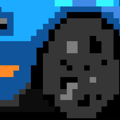 ArtStation - Mustang Boss 302 (pixel art), streeture design