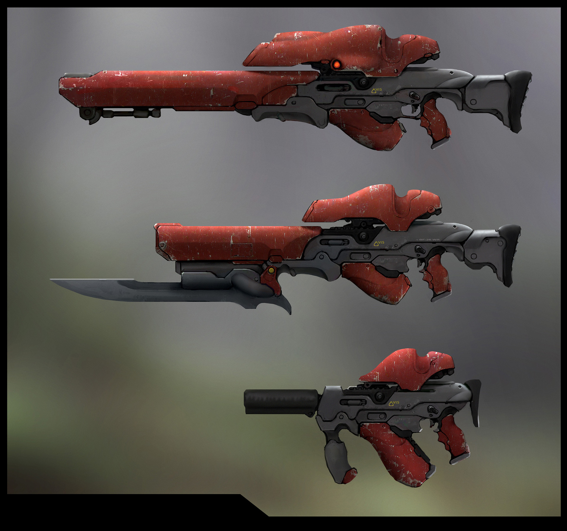 ArtStation - Stylized Weapon set