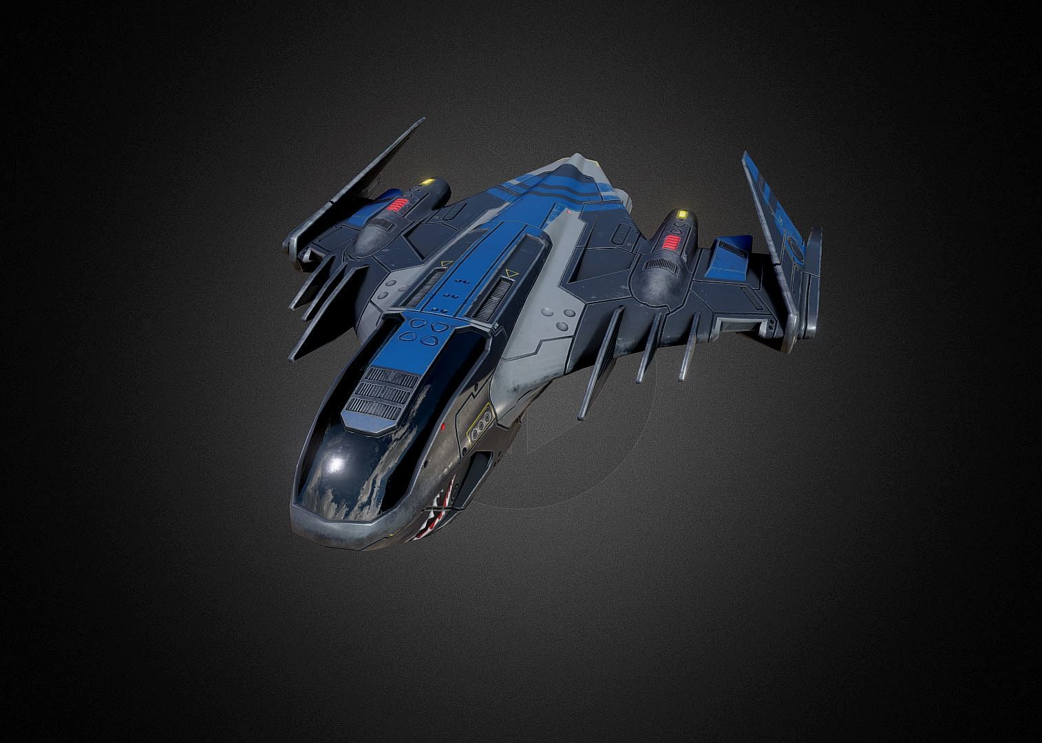 ArtStation - Shallow space - light corvette
