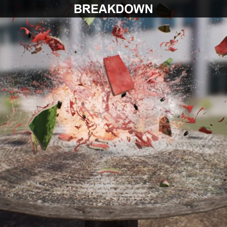 ArtStation - FX - Watermelon explosion breakdown