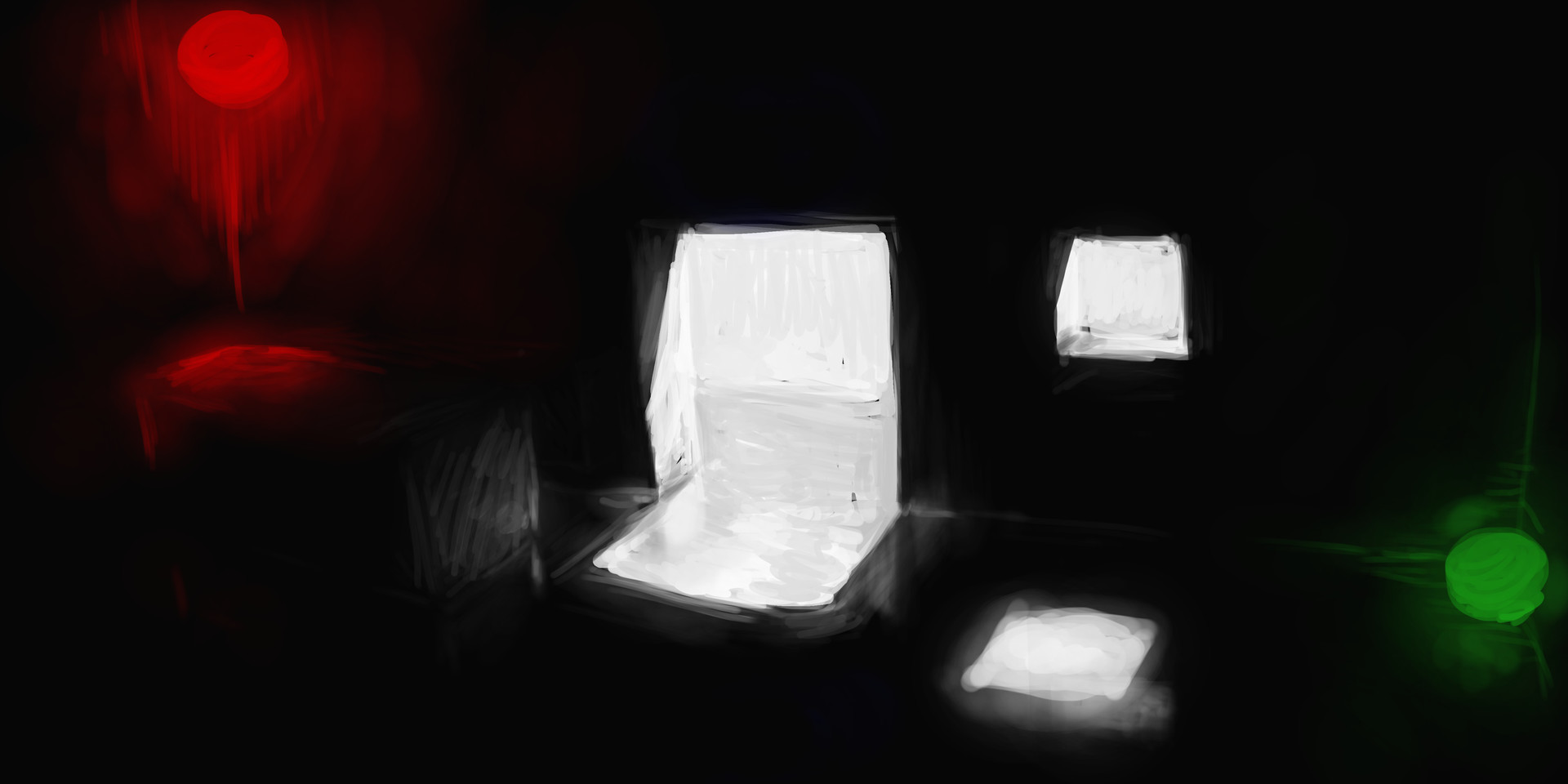 ArtStation - Hard edge shadow and reflection