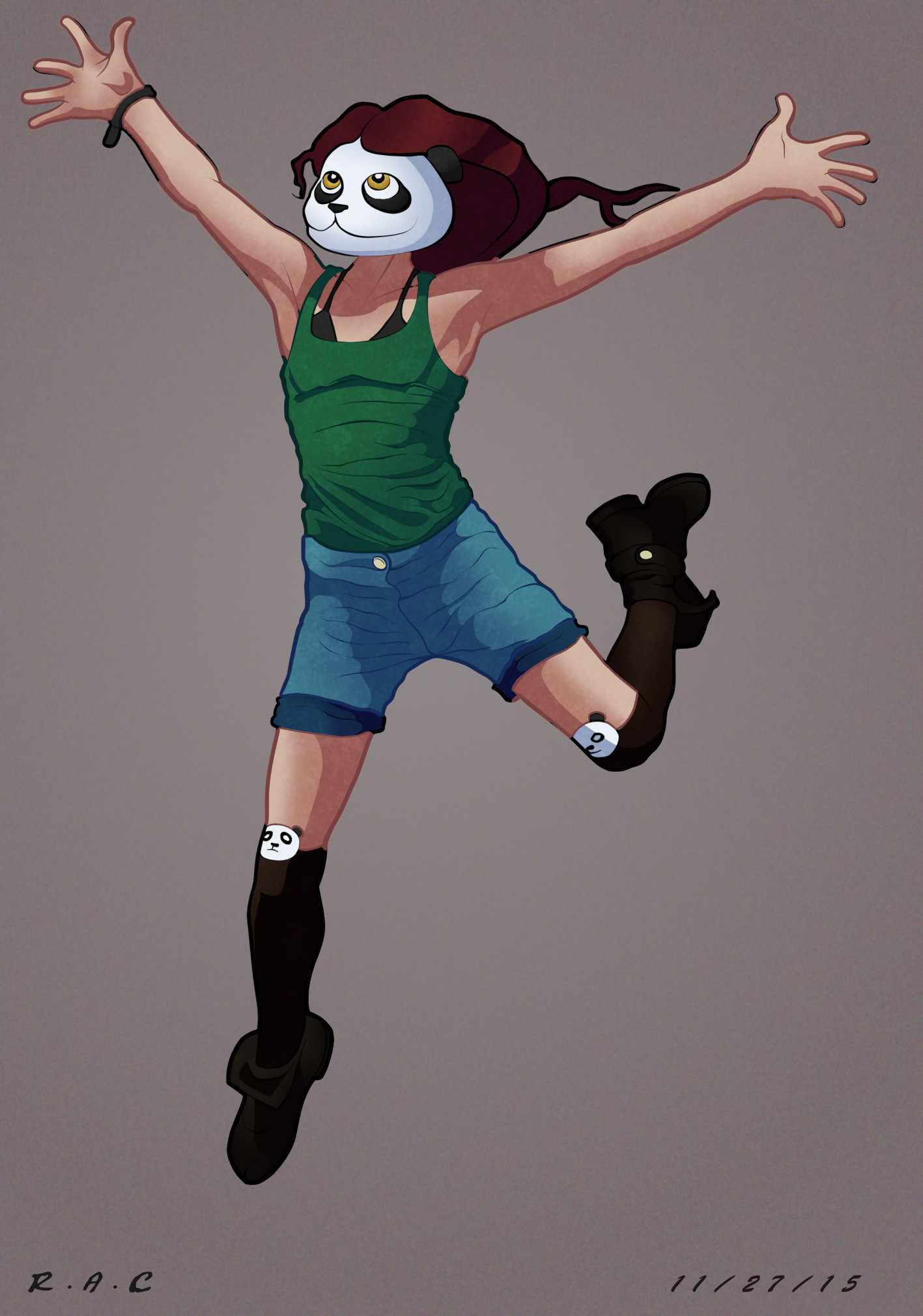 ArtStation - Panda Girl