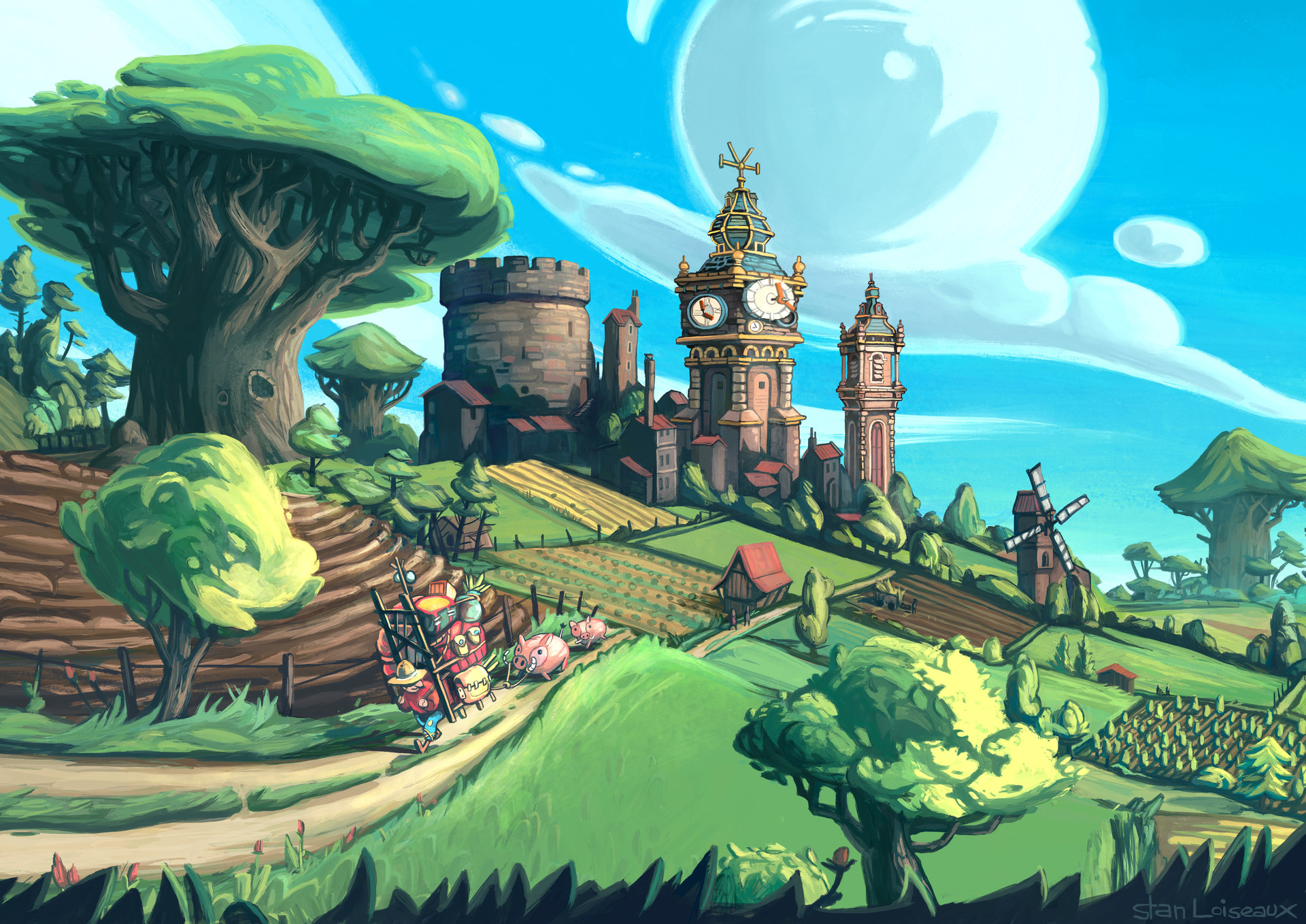 ArtStation - Clock Town