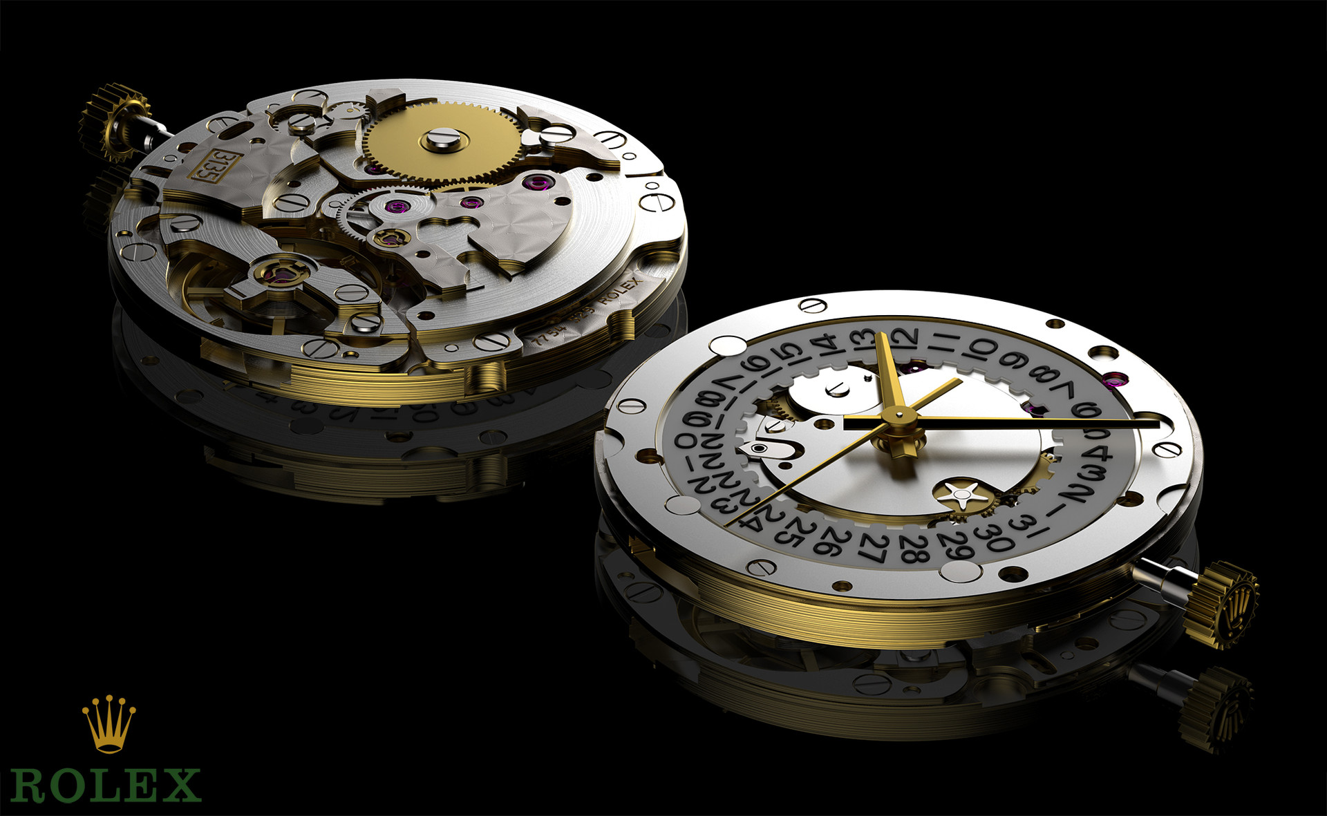 ArtStation - Rolex Movement 3135