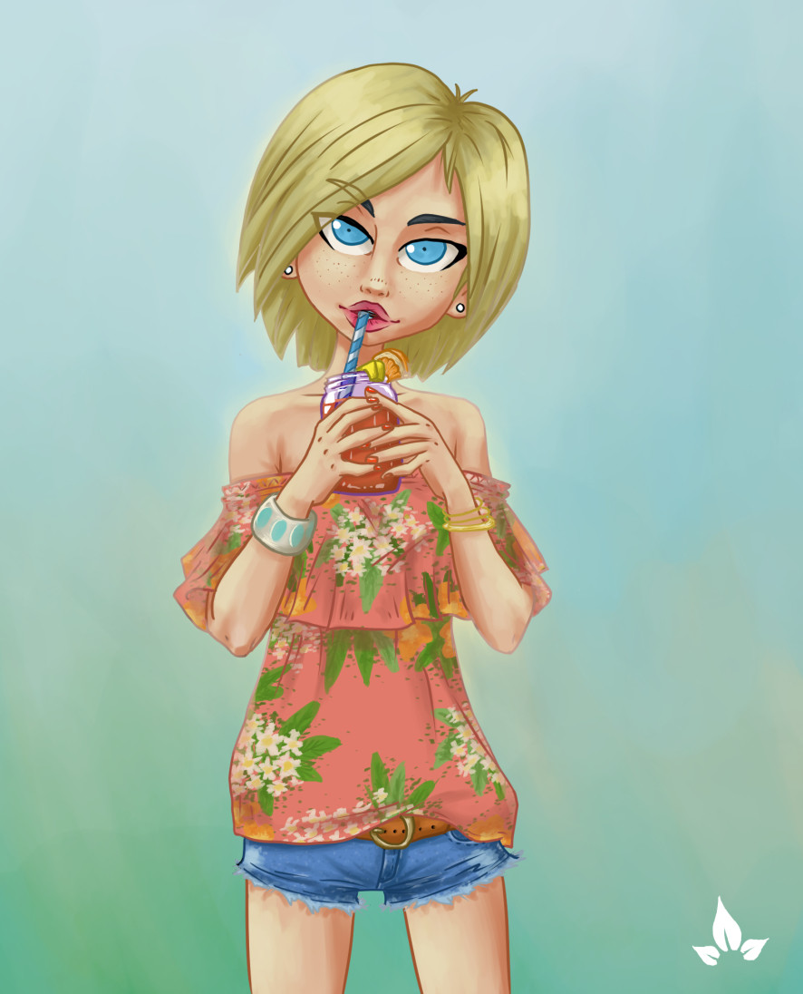 ArtStation - Drinking