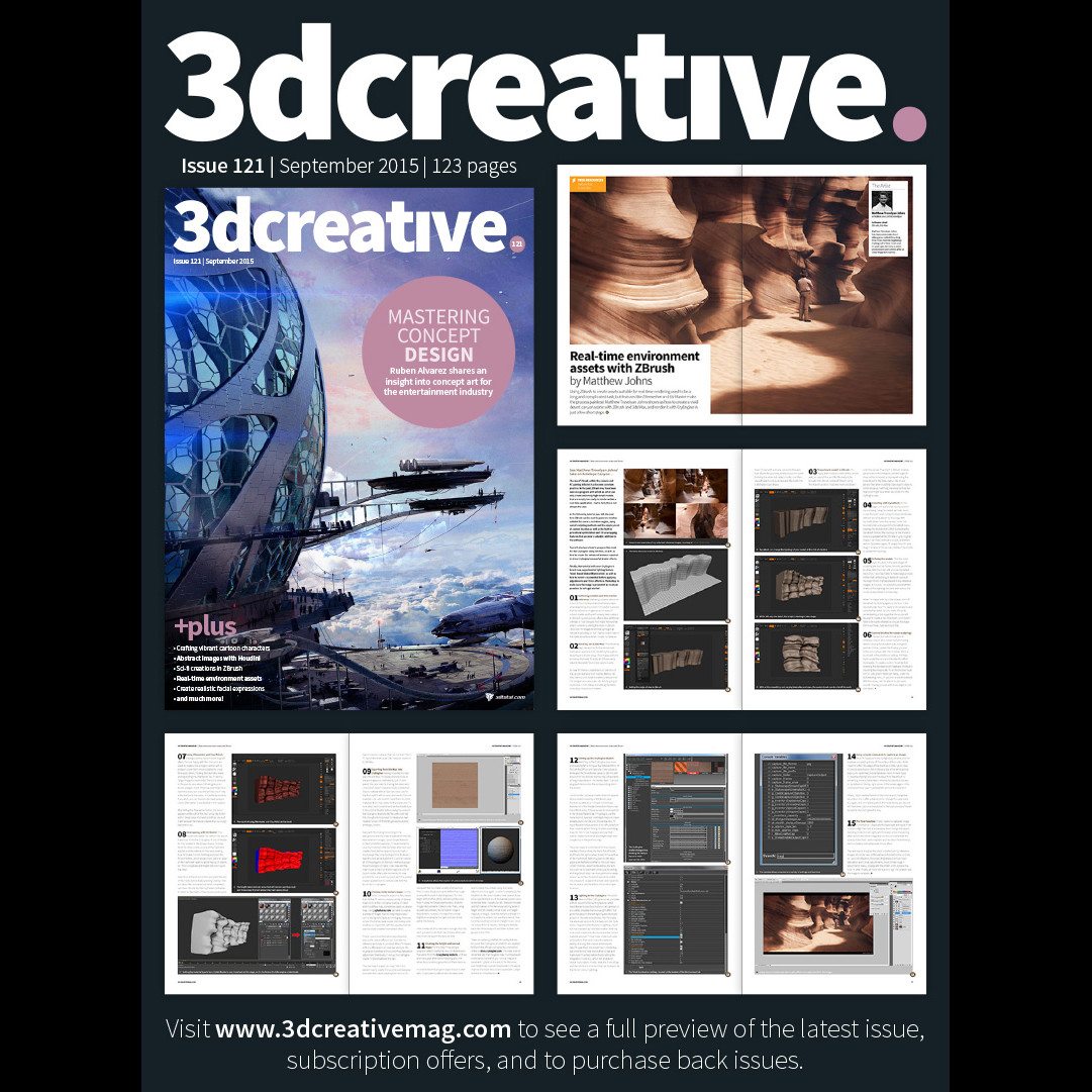 ArtStation - 3d creative magazine feature - environments with zbrush