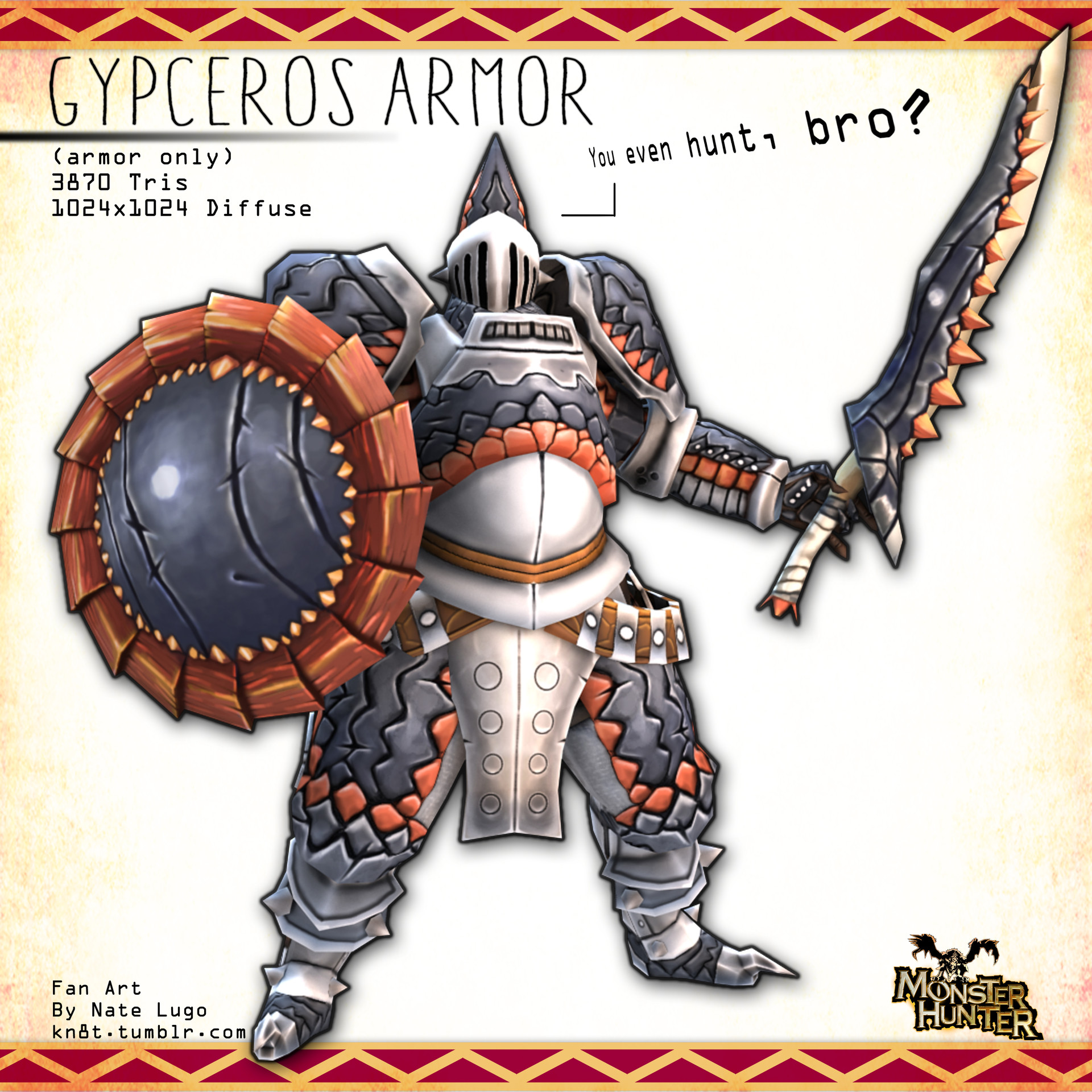 ArtStation - Monster Hunter Blademaster