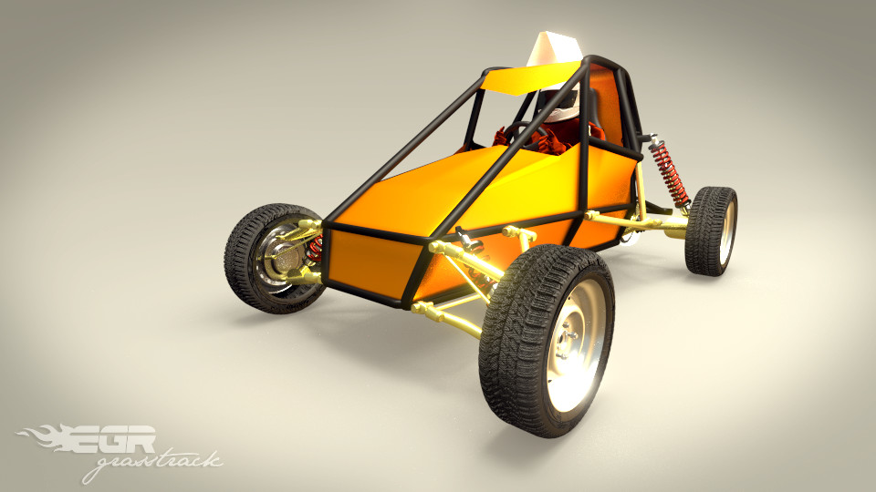 ArtStation - EGR Grasstrack Racing Car