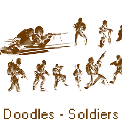 ArtStation - Doodles - Soldiers
