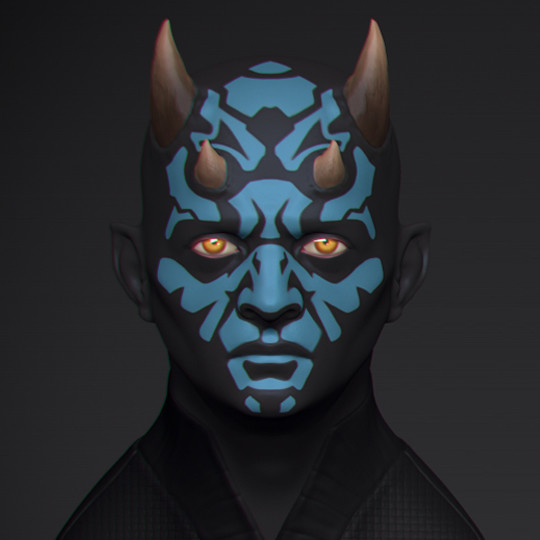 ArtStation - Blue Darth Maul