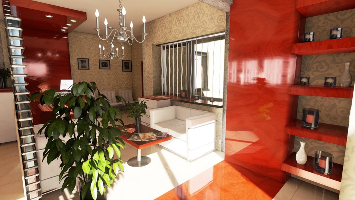 ArtStation - UE4 - Beauty salon VR interactive visualization