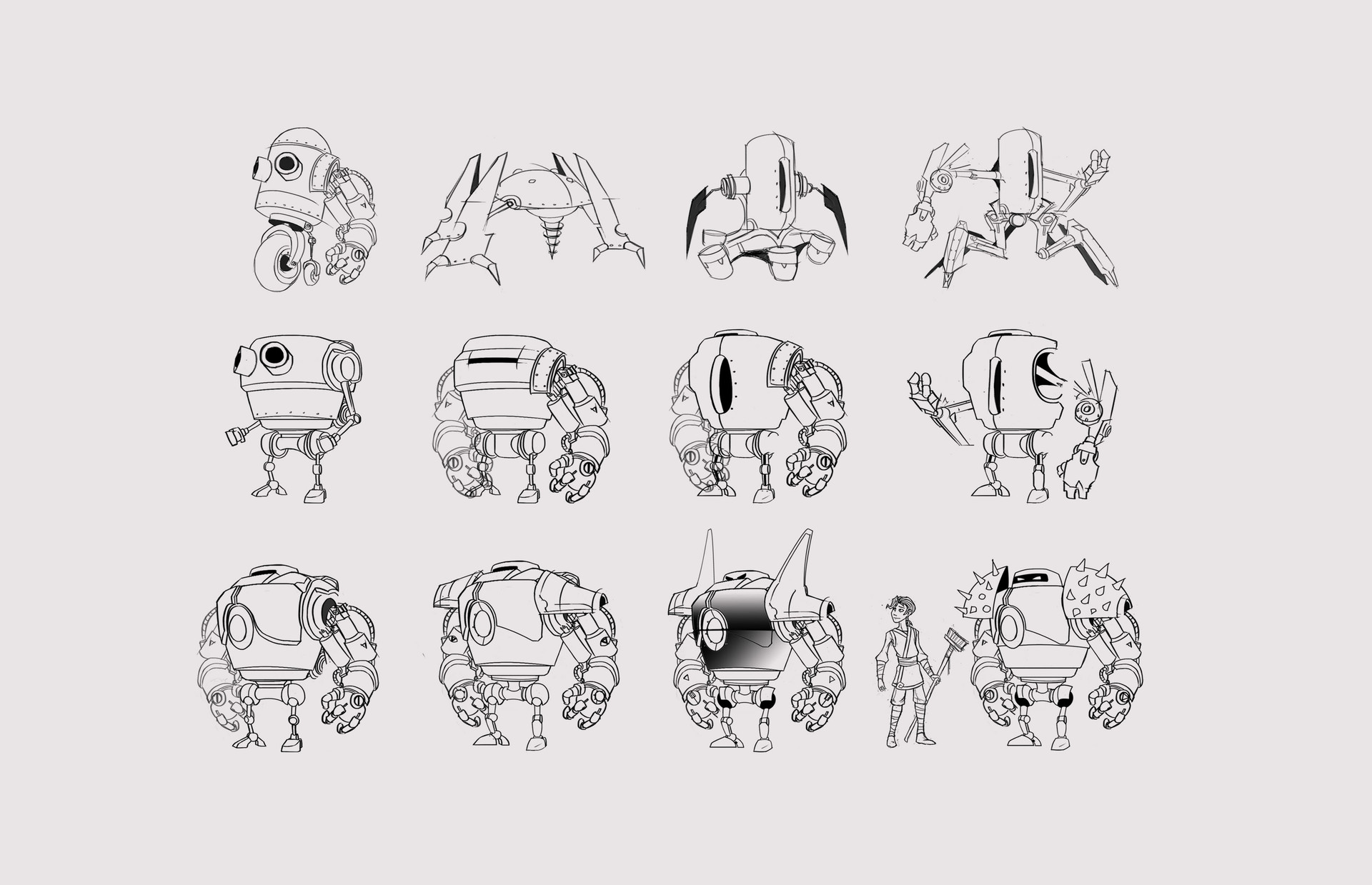 ArtStation - Evil Bot Concept