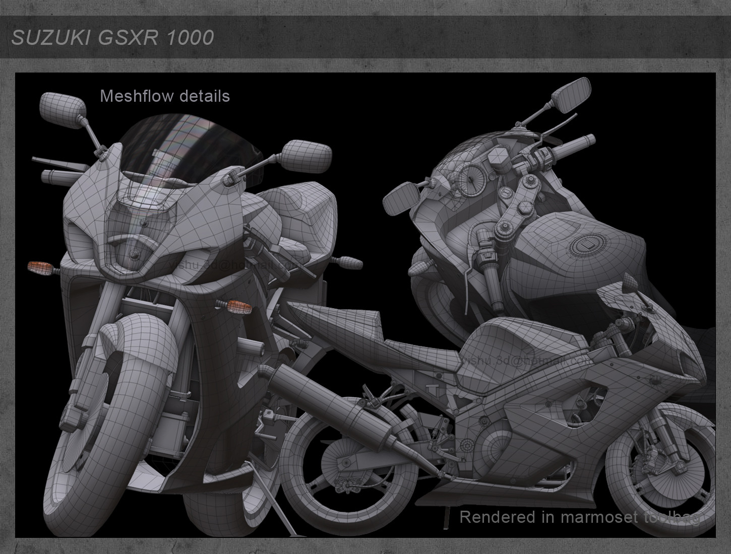 ArtStation - Suzuki GSX R1000