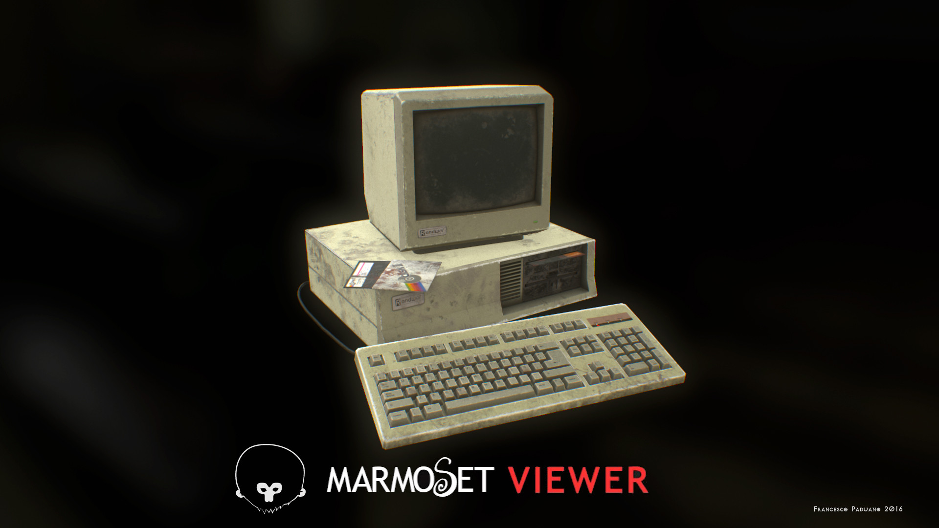 ArtStation - '80s Old Dusty Personal Computer