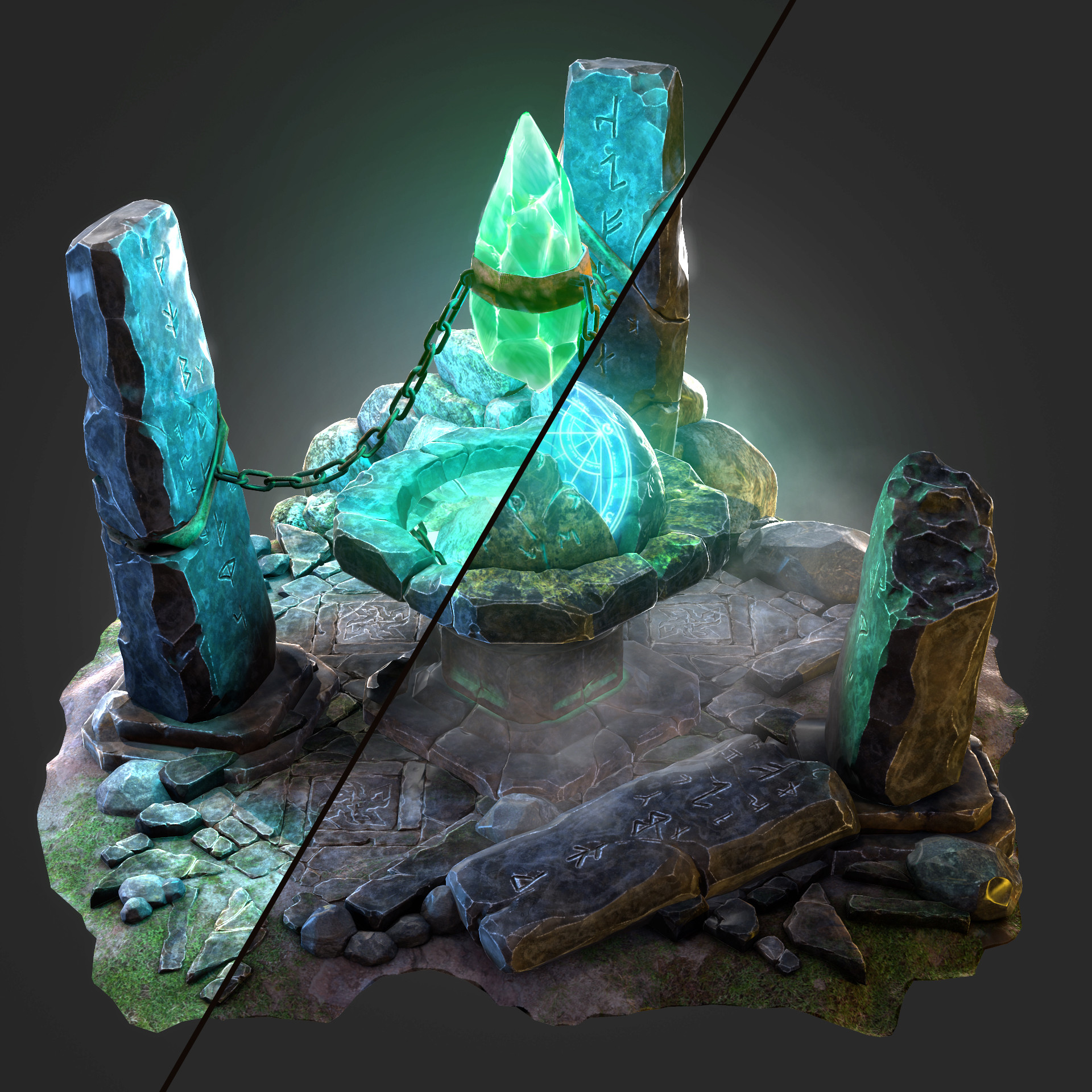 ArtStation - Ancient Rocks