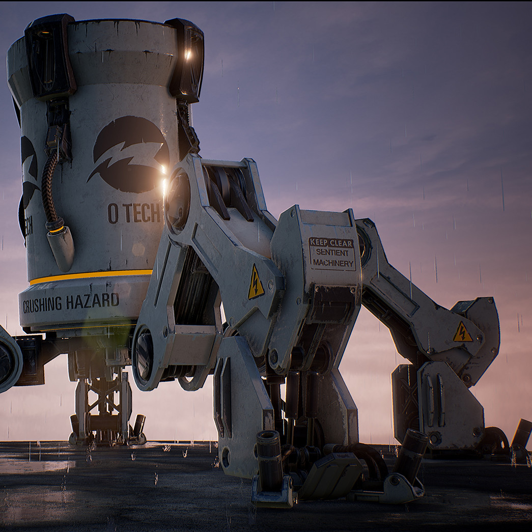 ArtStation - Power Mech - Rigging Tests