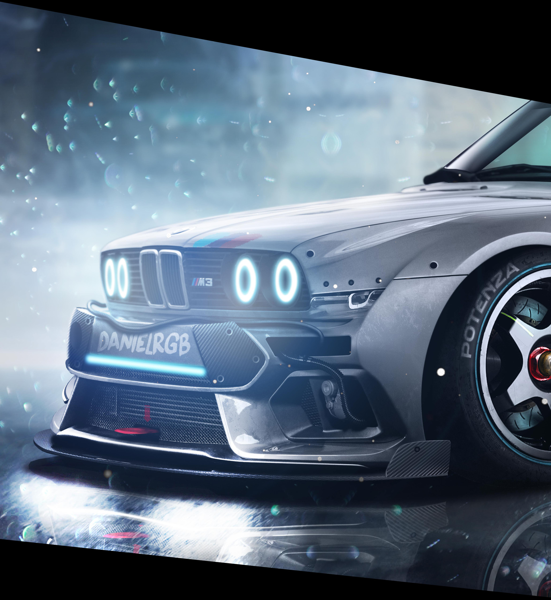 ArtStation - BMW M3 (1985) CYBERPUNK 2045