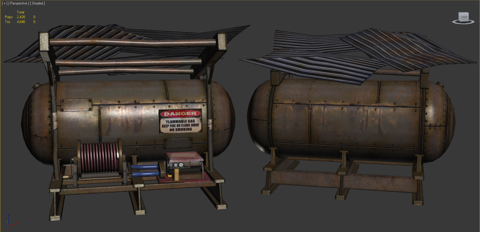 ArtStation - Metal Tank