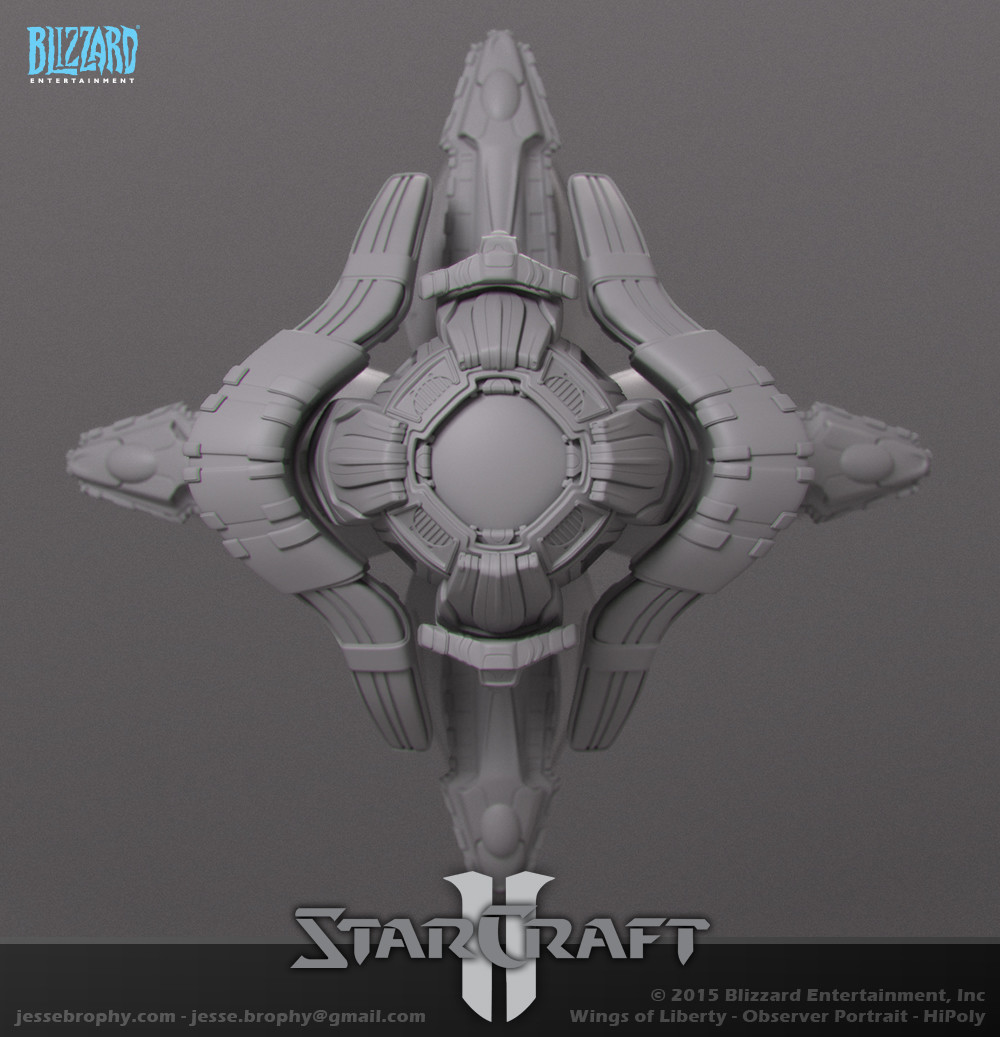 ArtStation - StarCraft II - Wings of Liberty – Observer Portrait - High ...