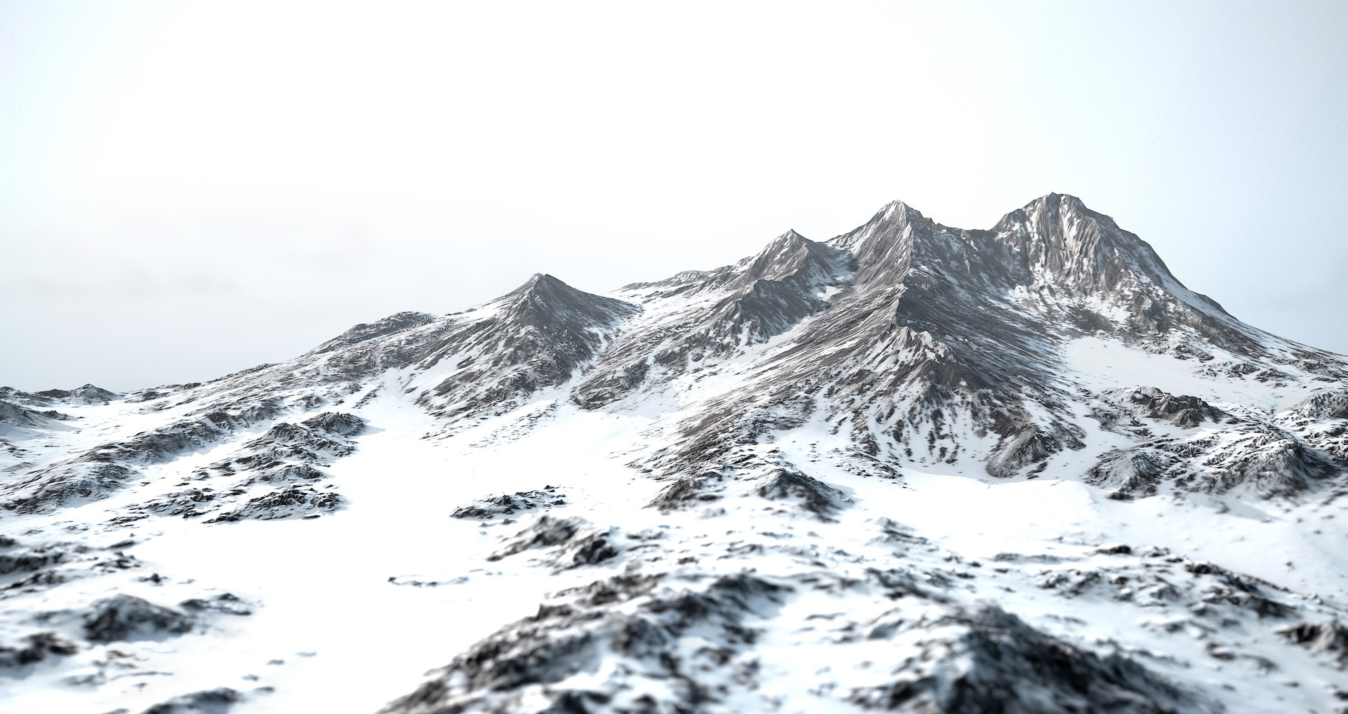 ArtStation - World Machine - Snowy Mountain