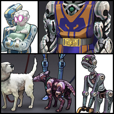 ArtStation - Task Robots Series