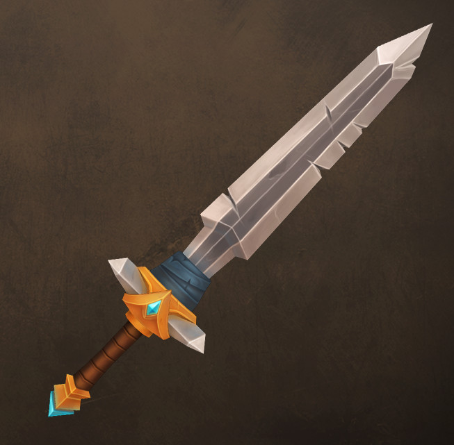 ArtStation - Hand Painted Sword