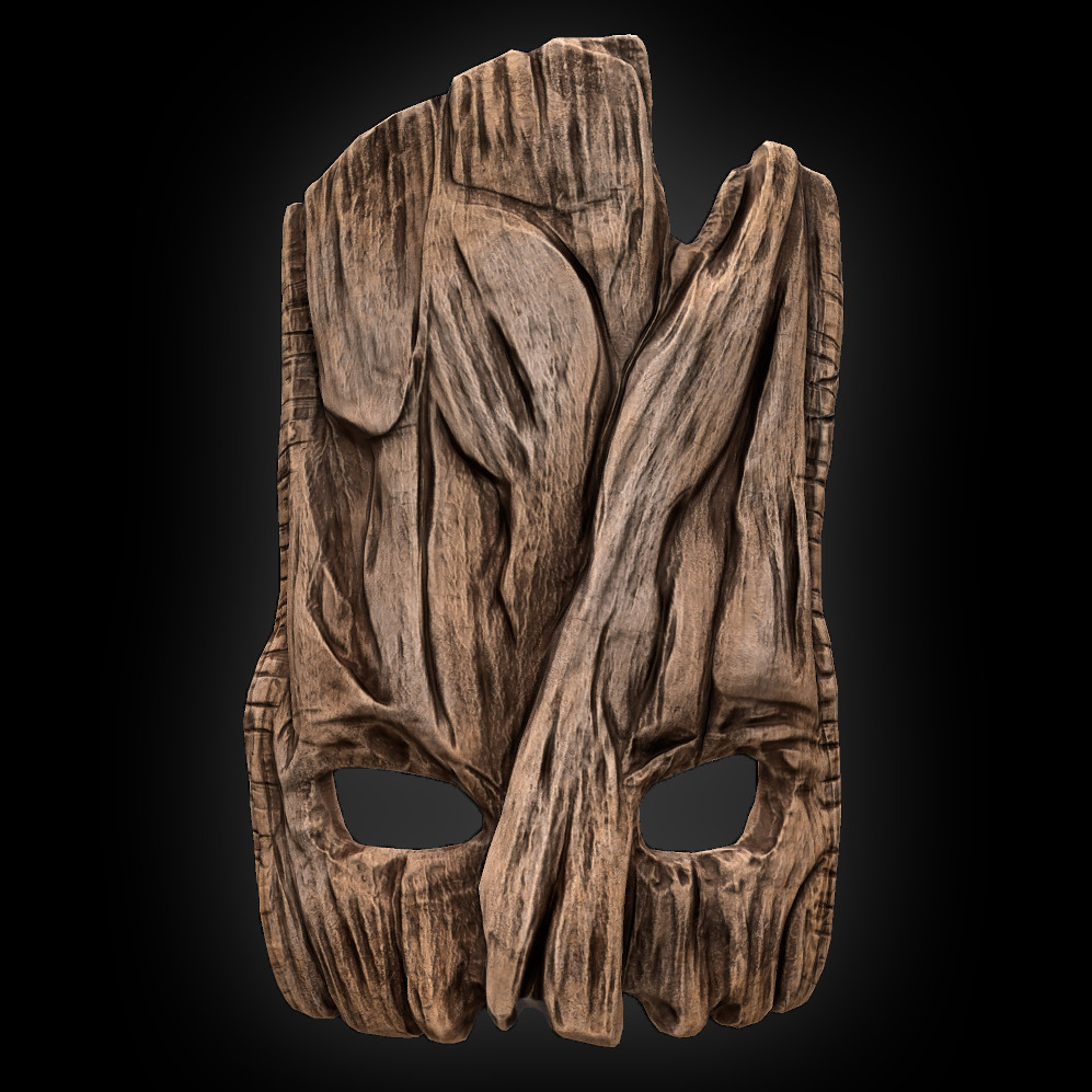 ArtStation - Stone Rage Mask 04