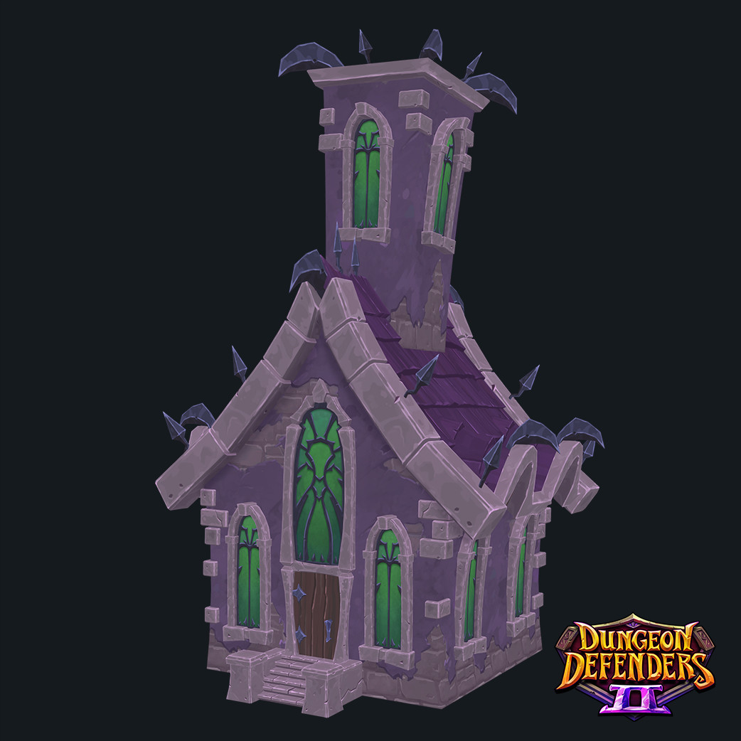 ArtStation - Spooky Forest Environment Props - Dungeon Defenders 2