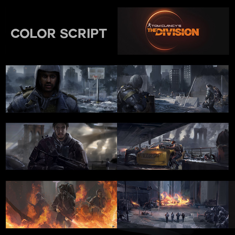 ArtStation - The Division - Color Script