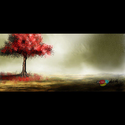 ArtStation - Red Tree