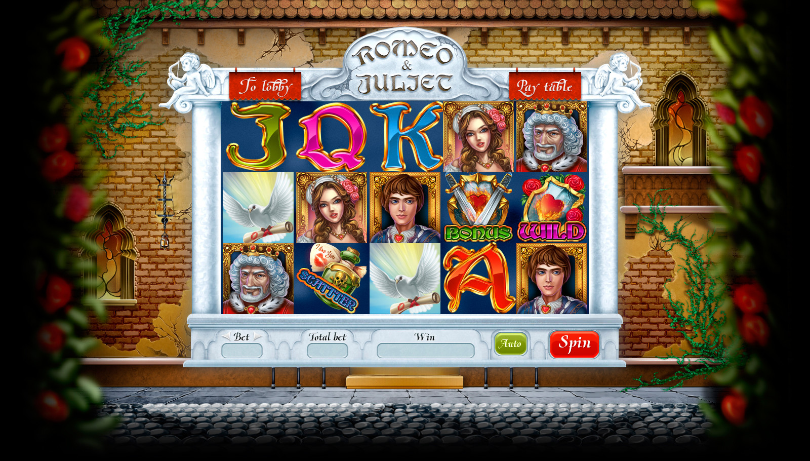 ArtStation - Slot machine - "Romeo & Juliet"