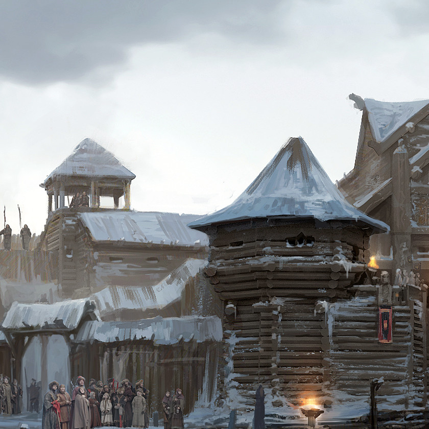 ArtStation - Slavic palace design