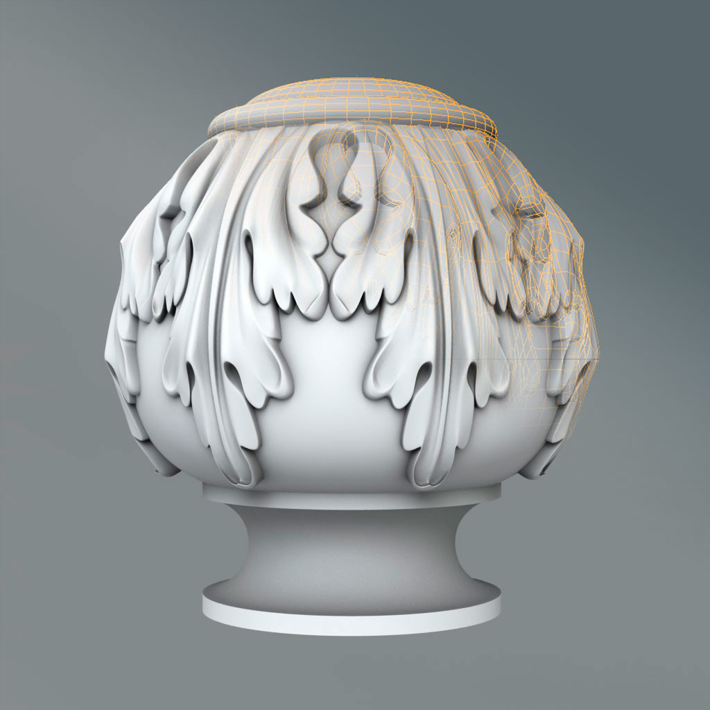 ArtStation - Decorative bump (free 3d model)